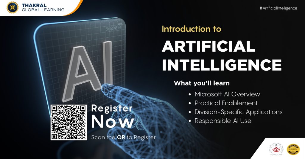 Introduction to Artificial Intelligence — Thakral Global Learning